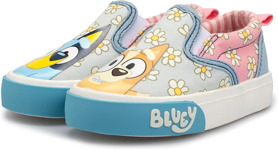 Bluey and Bingo Toddler Girls Slip-Ons – Ground Up Shop